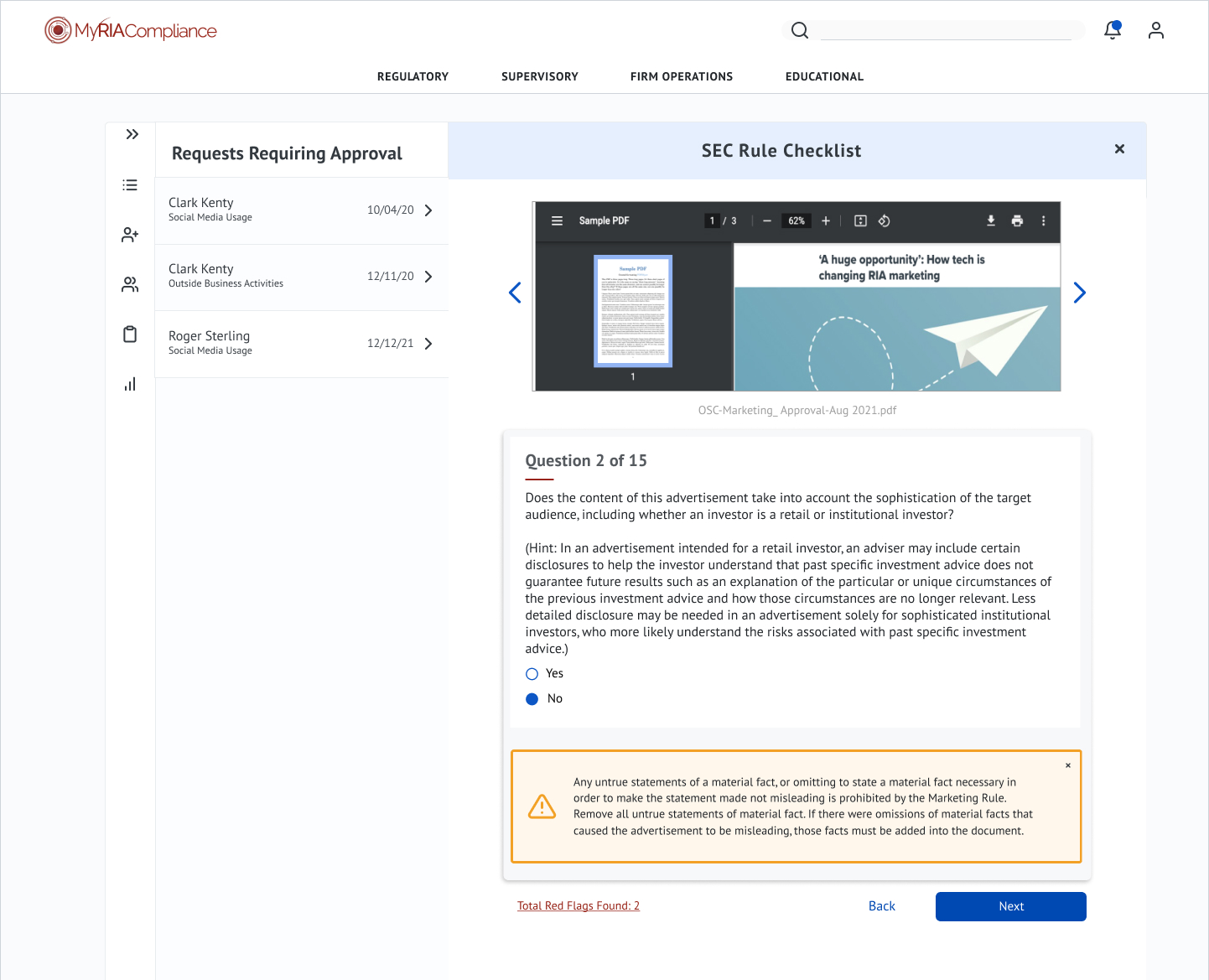 Checklist streamlines marketing and advertising compliance | COMPLY