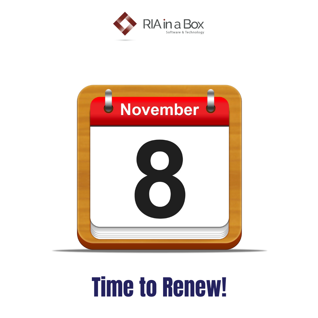 The 2021-2022 Annual RIA Firm Registration Renewal Season | COMPLY