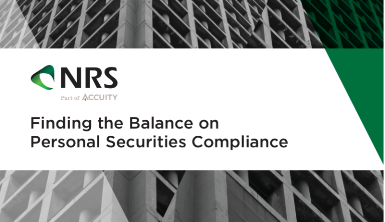 Finding the Balance on Personal Securities Compliance | COMPLY